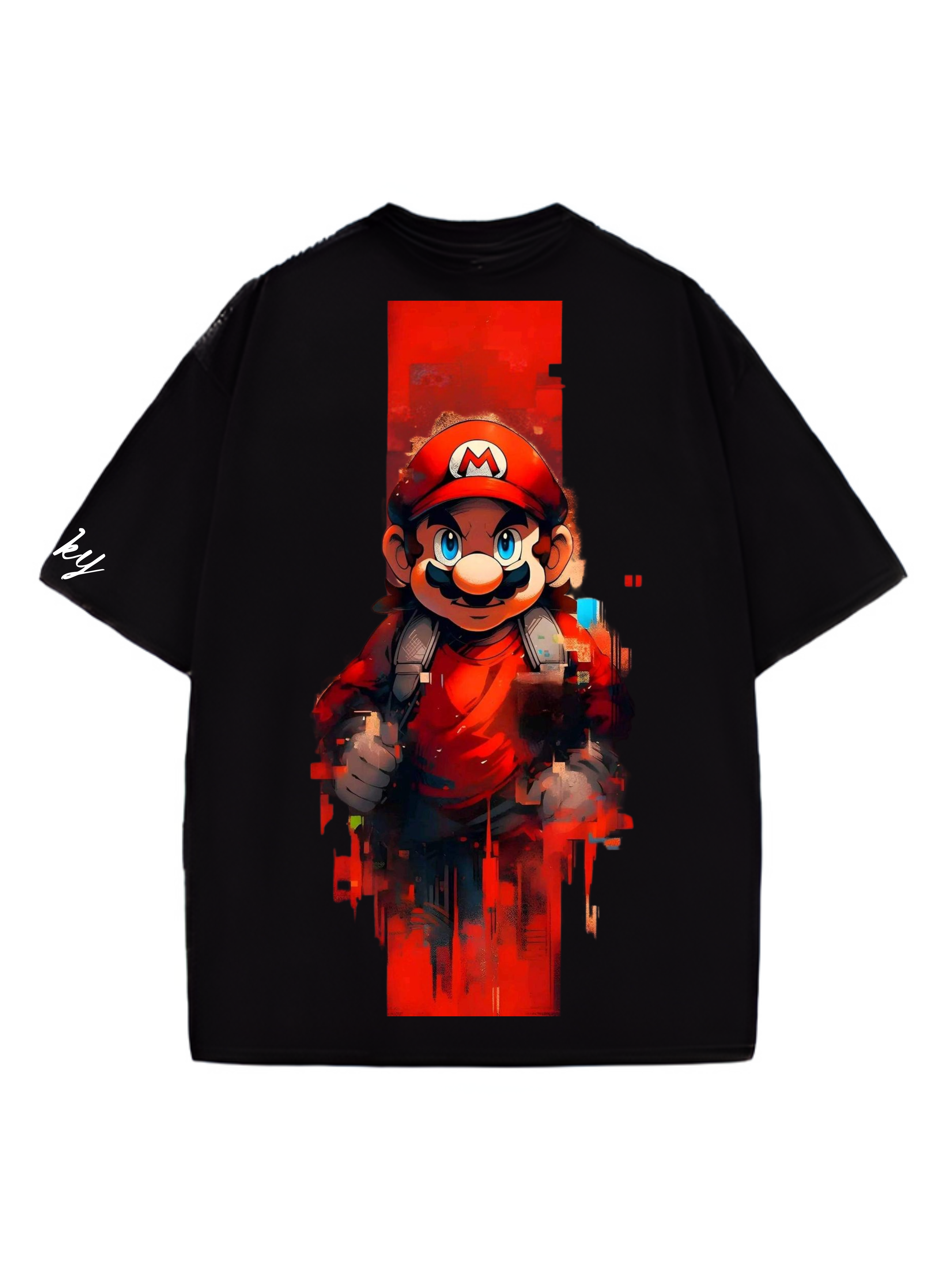 Super Mario Bros Designed Oversized T-shirt – MOKY